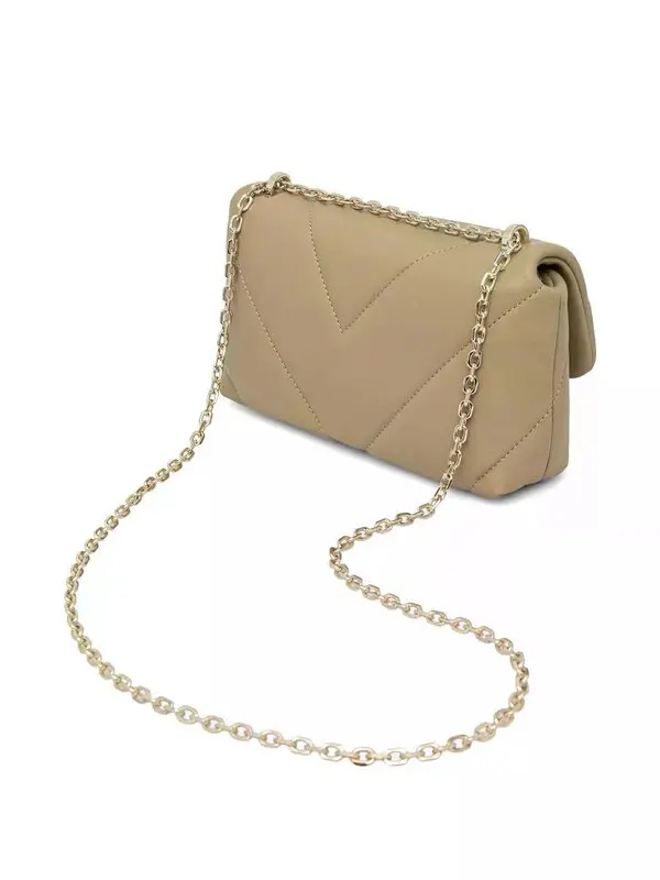 Patrizia Pepe Fly Padded Crossbody Bag - Neutrals