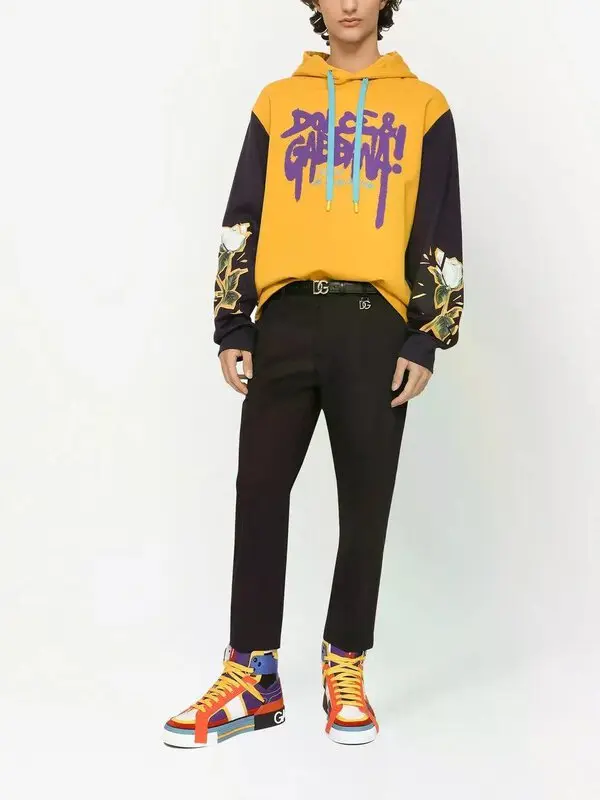 Dolce & Gabbana Stretch-cotton Chino Trousers