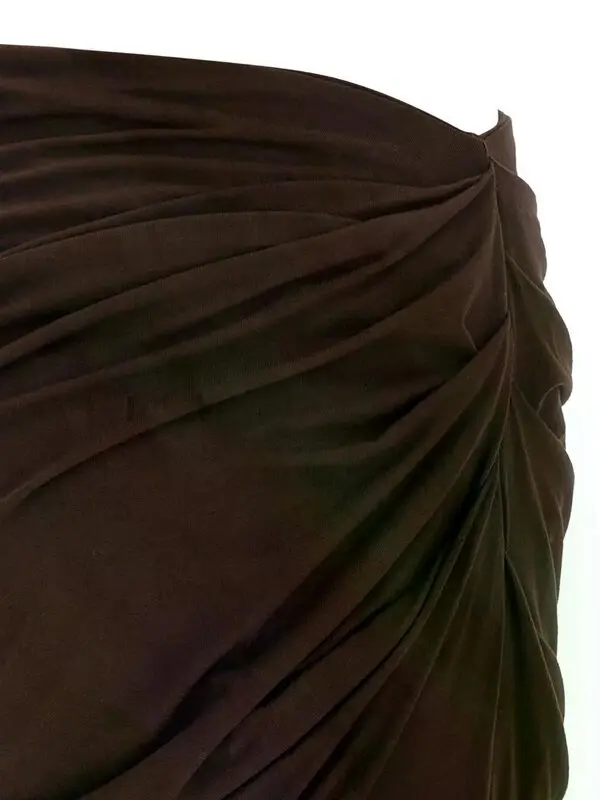 ENTIRE STUDIOS Drape Maxi Skirt - Brown