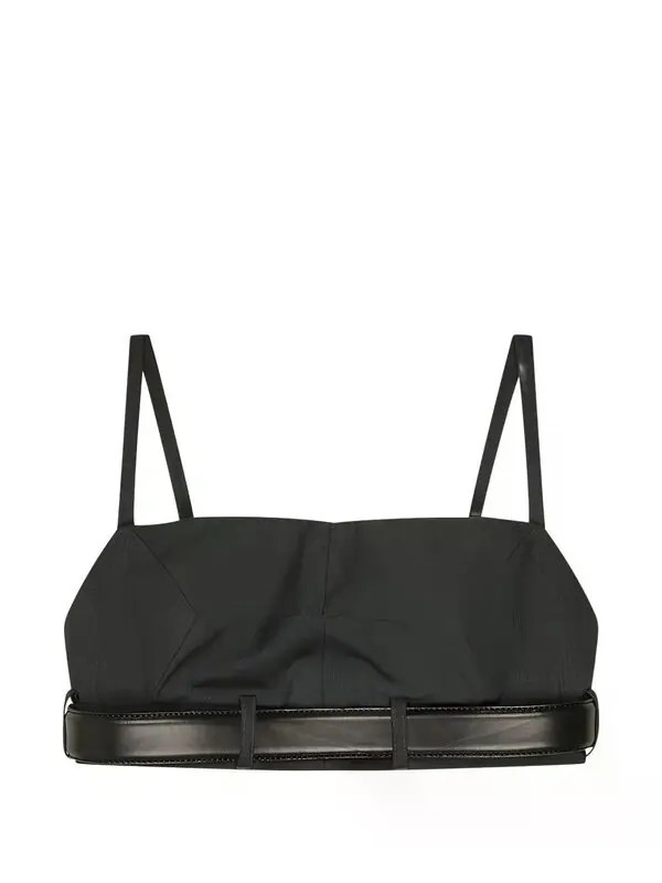 HODAKOVA Bra Top With Belt Detail - Grey