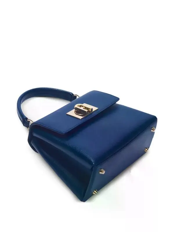 Furla Mini Leather 1927 Tote - Blue
