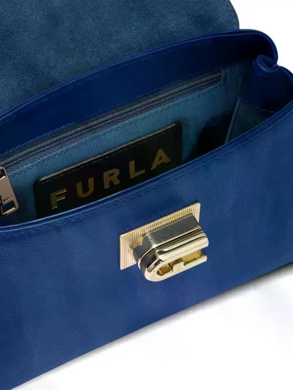 Furla Mini Leather 1927 Tote - Blue