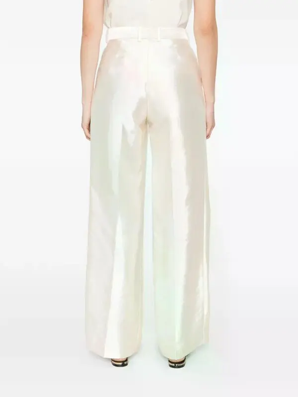 Sandro Satin Straight Leg Trousers