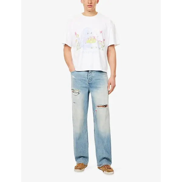 NAHMIAS Forage Graphic-print Cotton T-shirt