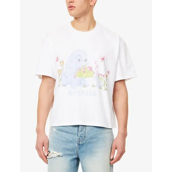 NAHMIAS Forage Graphic-print Cotton T-shirt