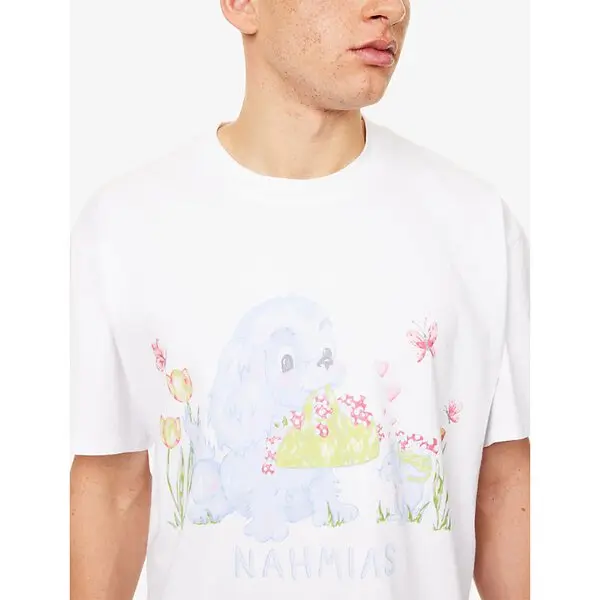 NAHMIAS Forage Graphic-print Cotton T-shirt