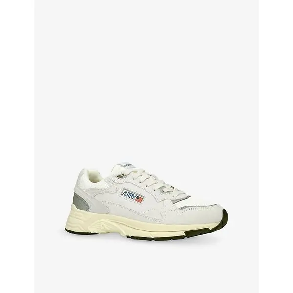 AUTRY Hyperway Suede And Mesh Trainers - White/oth