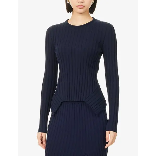 Stella McCartney Textured Cotton Knit Top