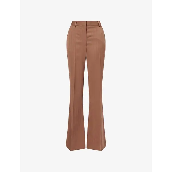 Stella McCartney Mid-rise Bootcut Wool Trousers