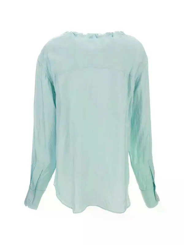 Plan C Ruffled-detail Blouse