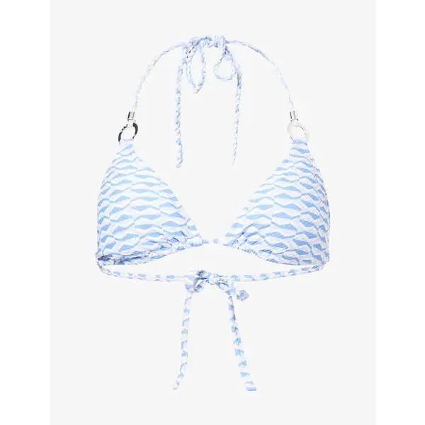 Heidi Klein Tinos Triangle Bikini Top - Prt