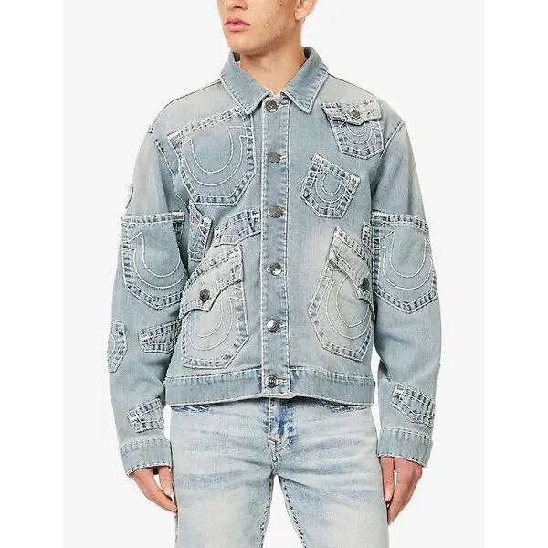 True Religion Multi-pocket Super T Denim Jacket