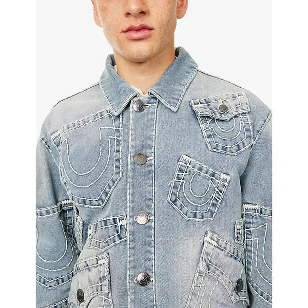 True Religion Multi-pocket Super T Denim Jacket