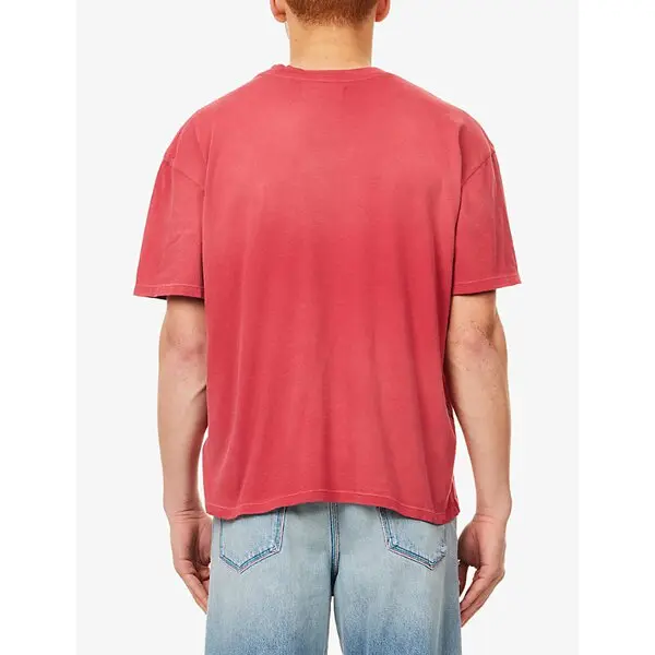 NAHMIAS Summerland Graphic-print Cotton T-shirt - Ruby