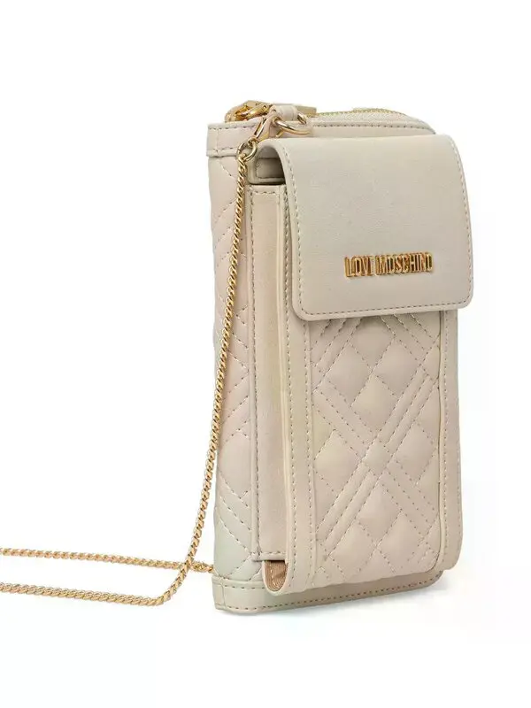 Moschino Quilted Chain-strap Phone Bag