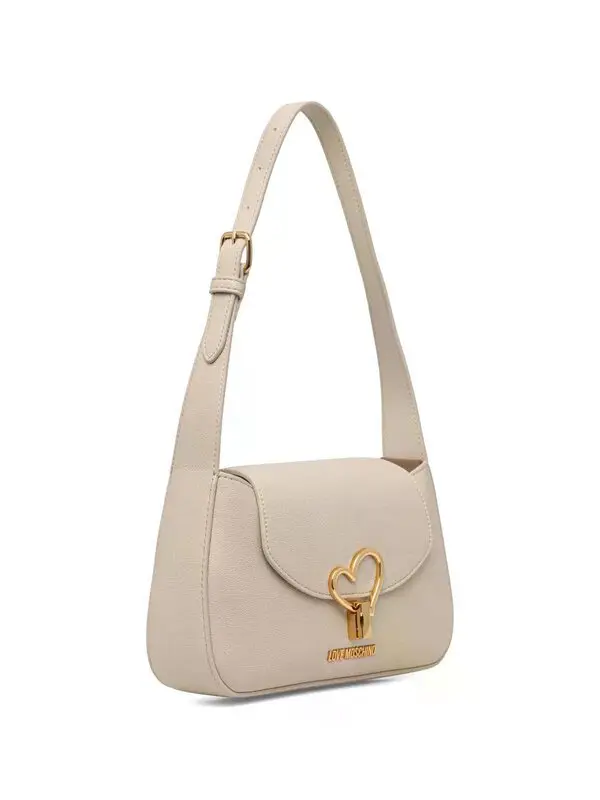 Moschino Logo-plaque Tote - Neutrals