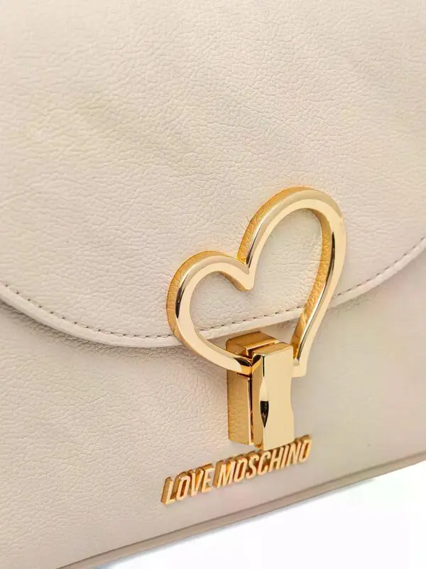 Moschino Logo-plaque Tote - Neutrals