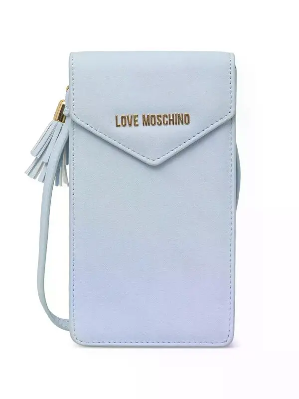 Moschino Tassel-detail Phone Bag - Blue