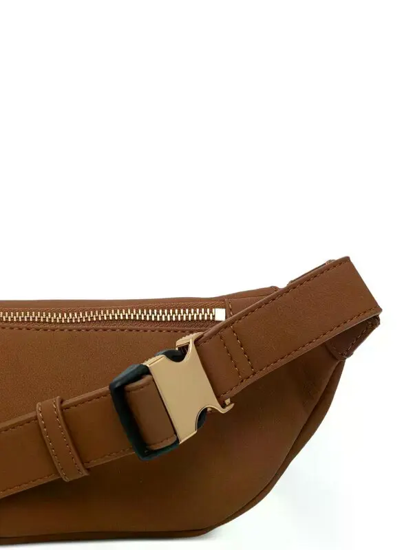 Moschino Logo-detail Buckle Belt Bag - Brown