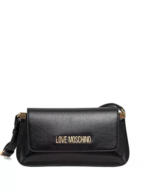 Moschino Logo-plaque Tote - Black