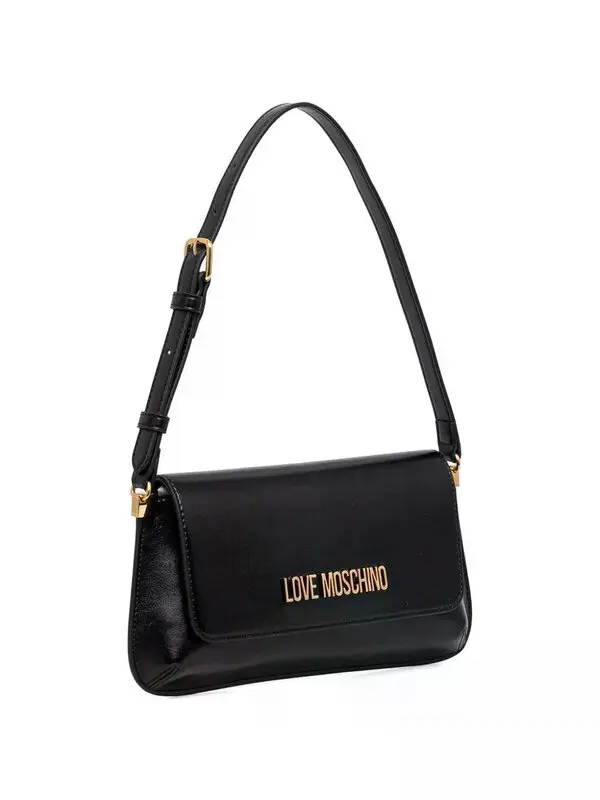 Moschino Logo-plaque Tote - Black
