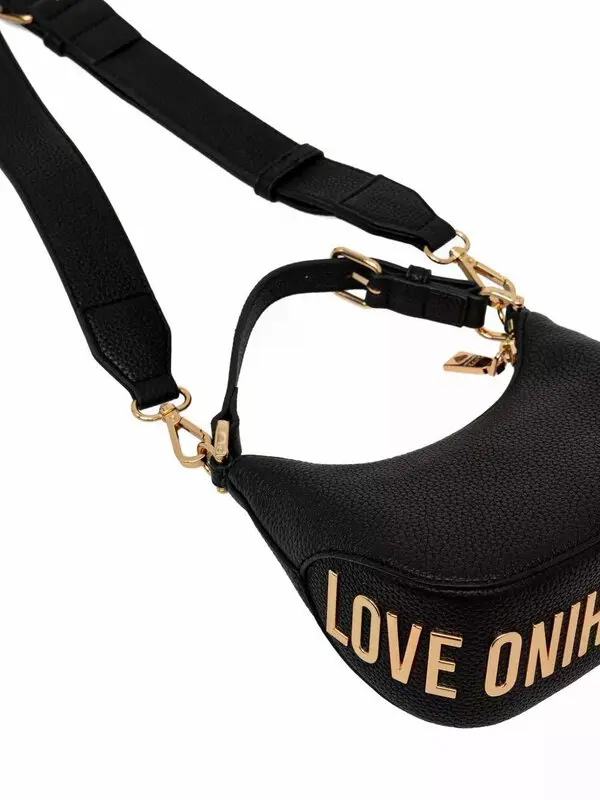 Moschino Logo-detail Tote Bag - Black