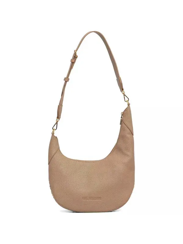 Moschino Grained Adjustable Shoulder Bag