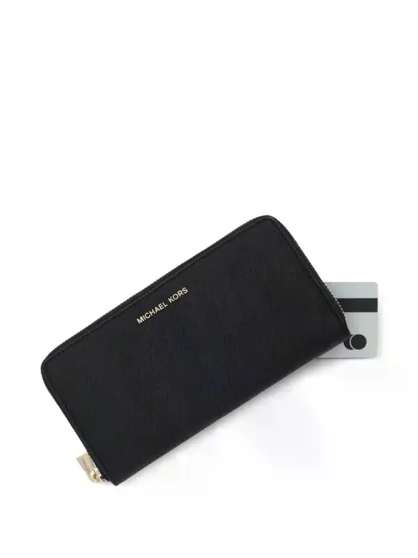 Michael Kors Slim Za Continental Wallet - Black
