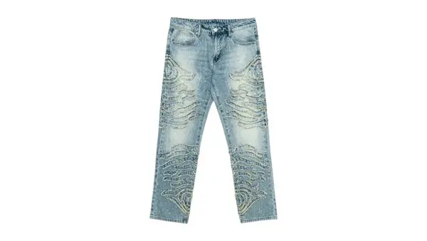 FREE REFILLS Zebra Denim Pants