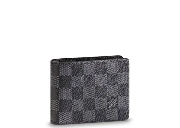 LOUIS VUITTON Slender Id Wallet Damier Graphite - Black/gray