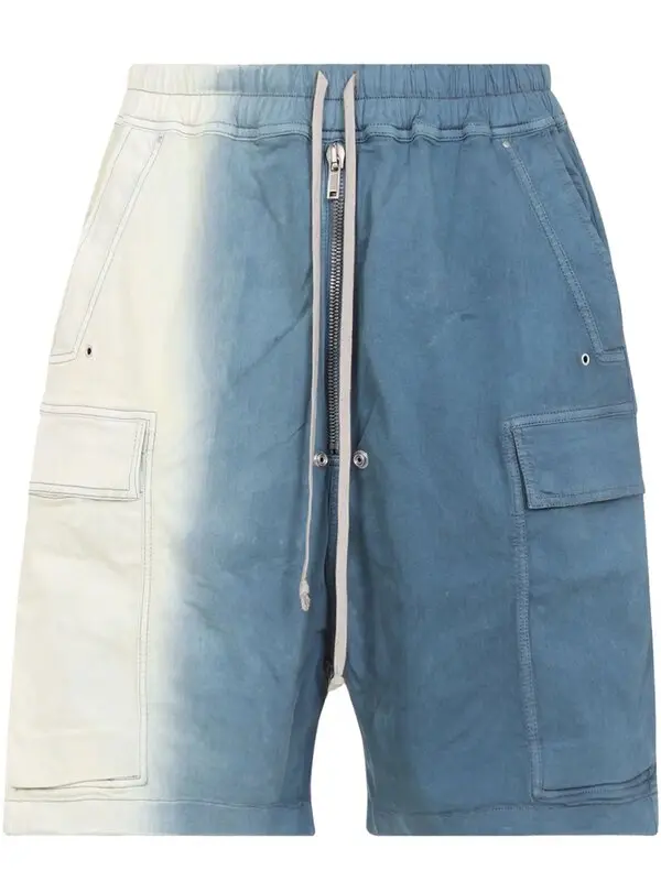 Rick Owens Pantaloni Cargobela Shorts - Toothpaste Degrade