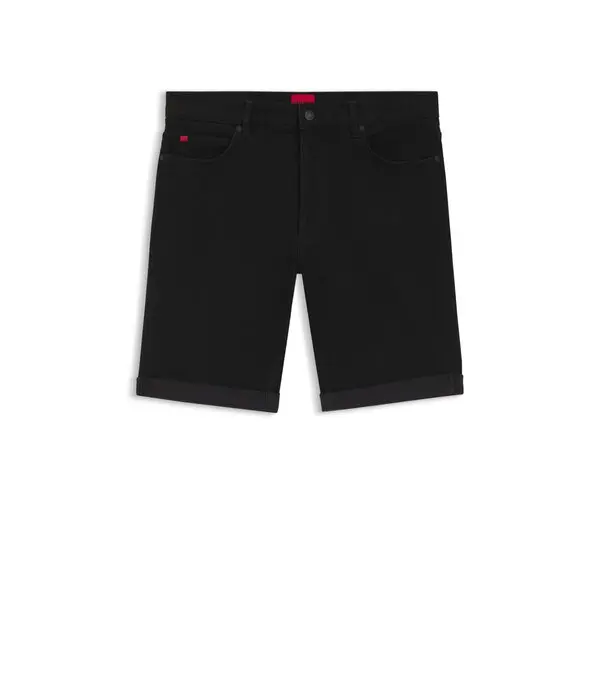 Hugo Tapered-fit Stretch Denim Shorts