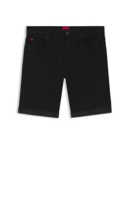 Hugo Tapered-fit Stretch Denim Shorts