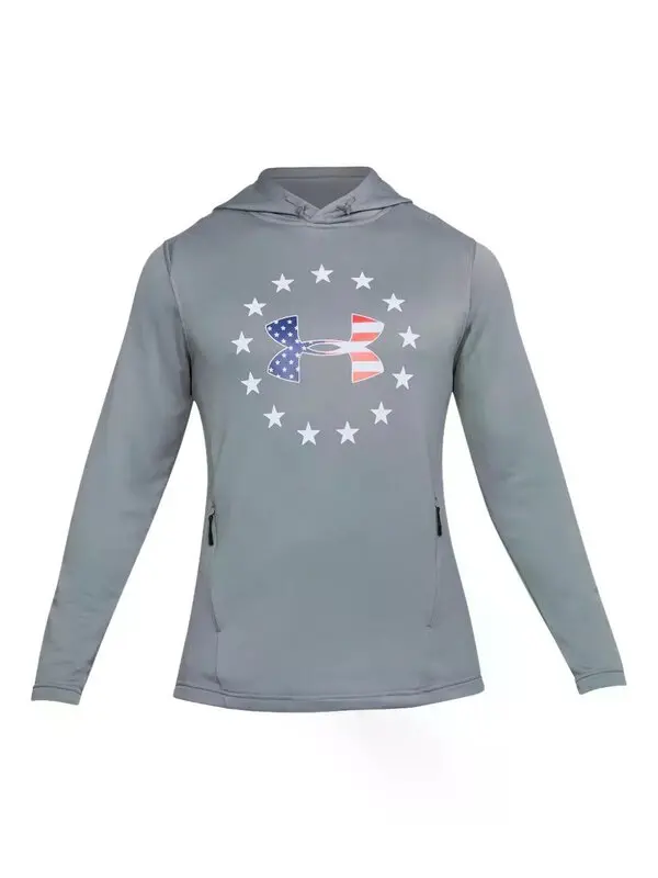 Under Armour Graphic Print Hoodie - Grey
