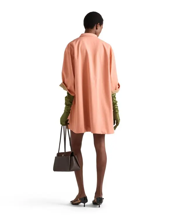 Prada Old Piqué Coat
