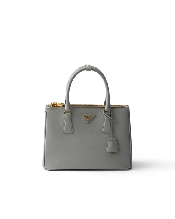 Prada Galleria Medium Saffiano Leather Bag - Grey