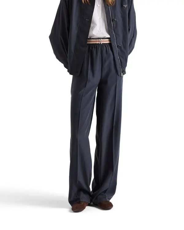 Prada Washed Silk Pants