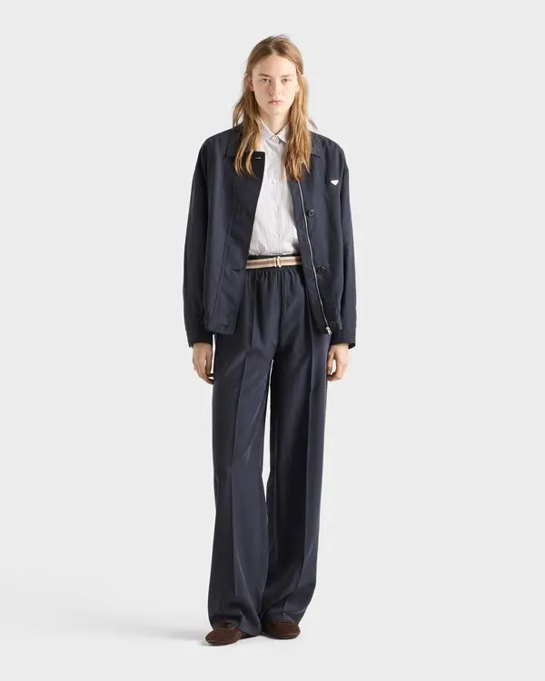 Prada Washed Silk Pants