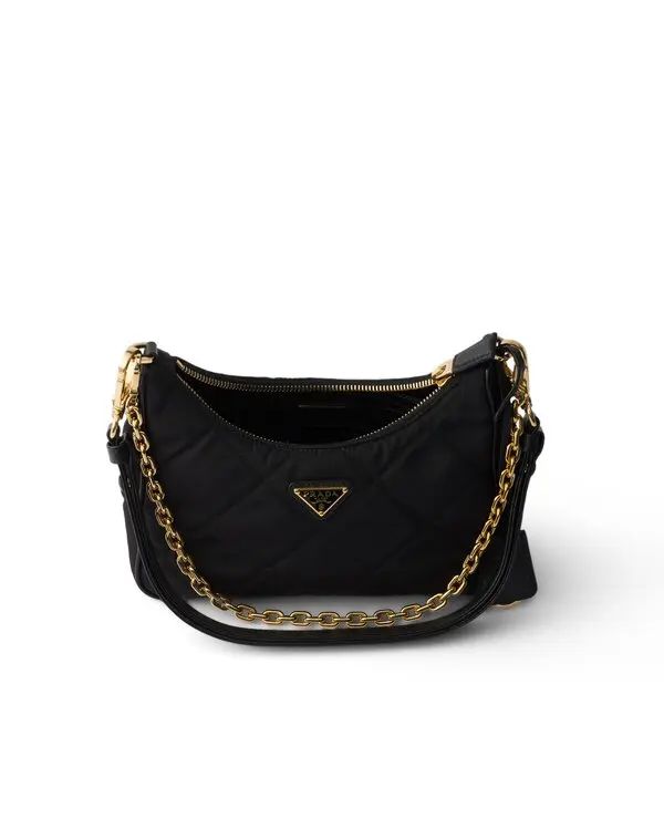 Prada Re-edition Quilted Re-nylon Mini-bag - Black
