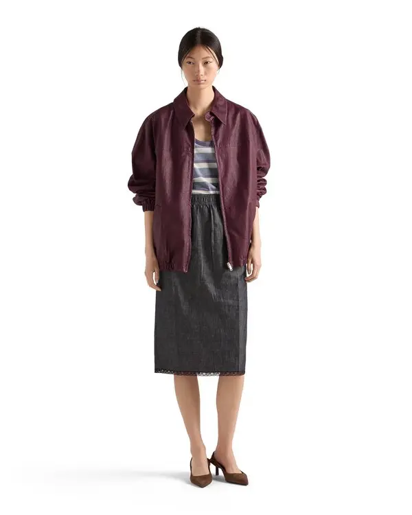 Prada Bayadere Stripe Jersey Tank Top