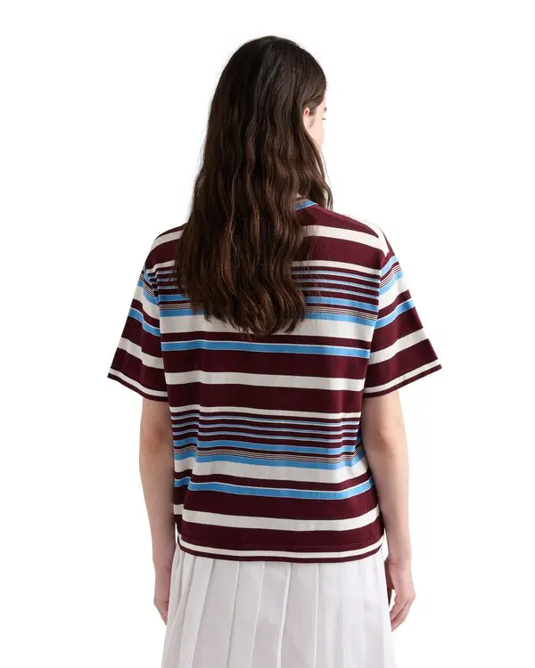 Prada Striped Cotton Crew-neck Sweater