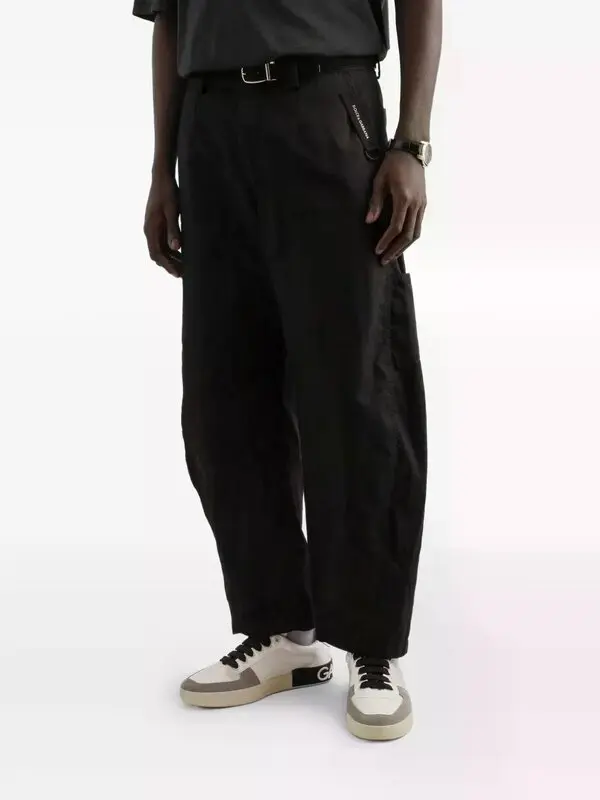 Dolce & Gabbana Technical Cotton Cargo Trousers