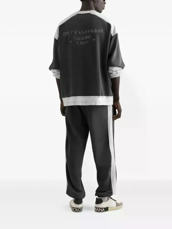 Dolce & Gabbana Graphic Side-stripe Track Pants