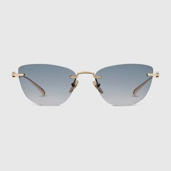 Gucci Cat-eye Sunglasses - Gold