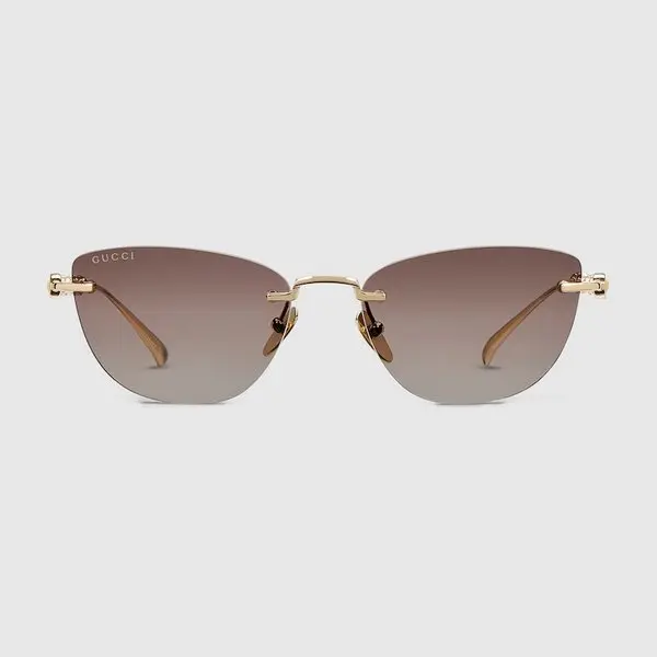 Gucci Cat-eye Sunglasses - Gold