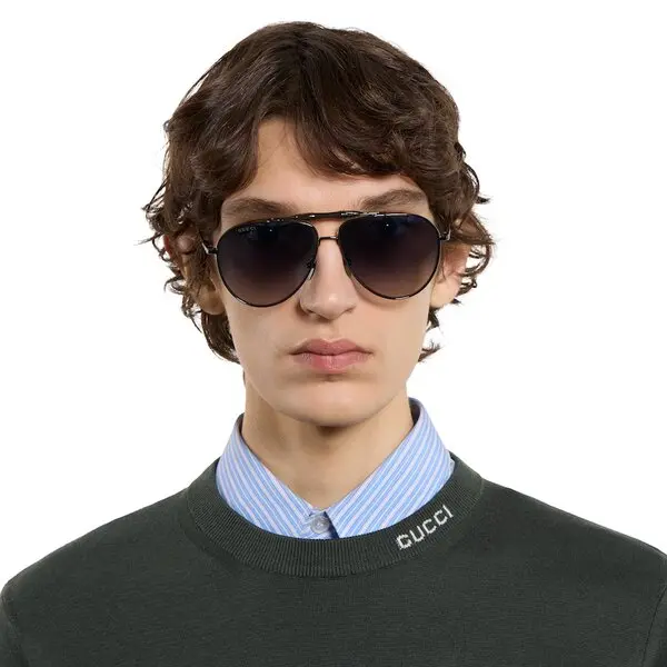 Gucci Pilot Sunglasses