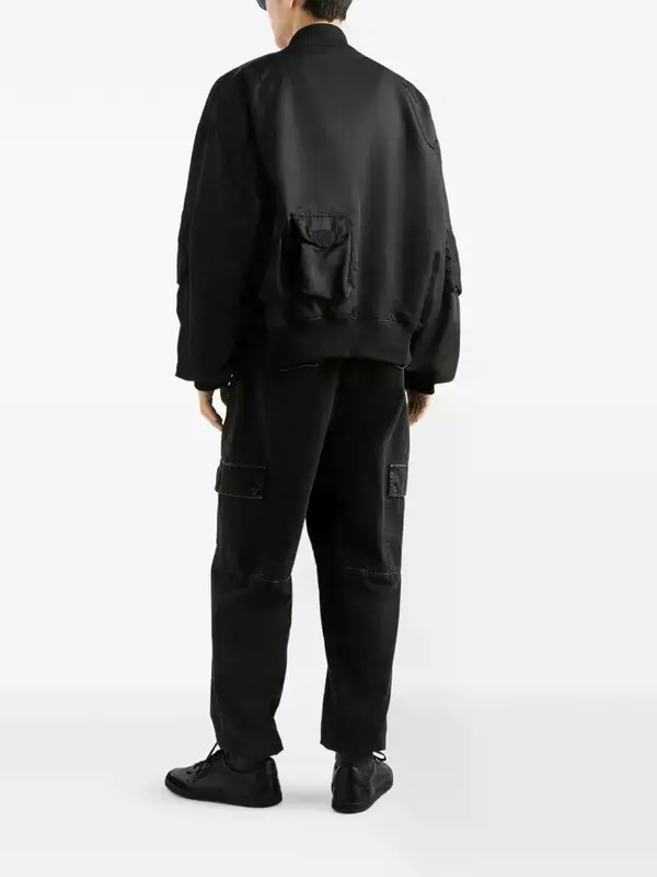 Dolce & Gabbana Cargo Pants With Plaque Detail