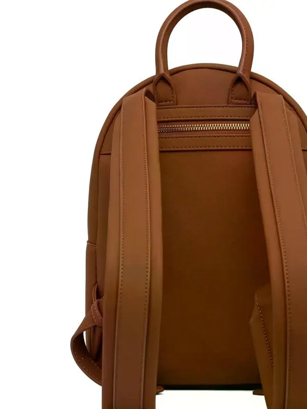 Moschino Logo-plaque Backpack - Brown