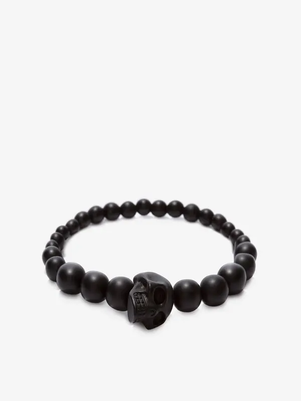 Alexander McQueen Skull Beaded Bracelet