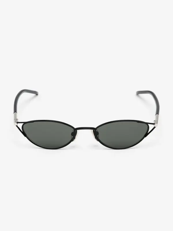 Alexander McQueen T-bar Cat-eye Sunglasses - Black